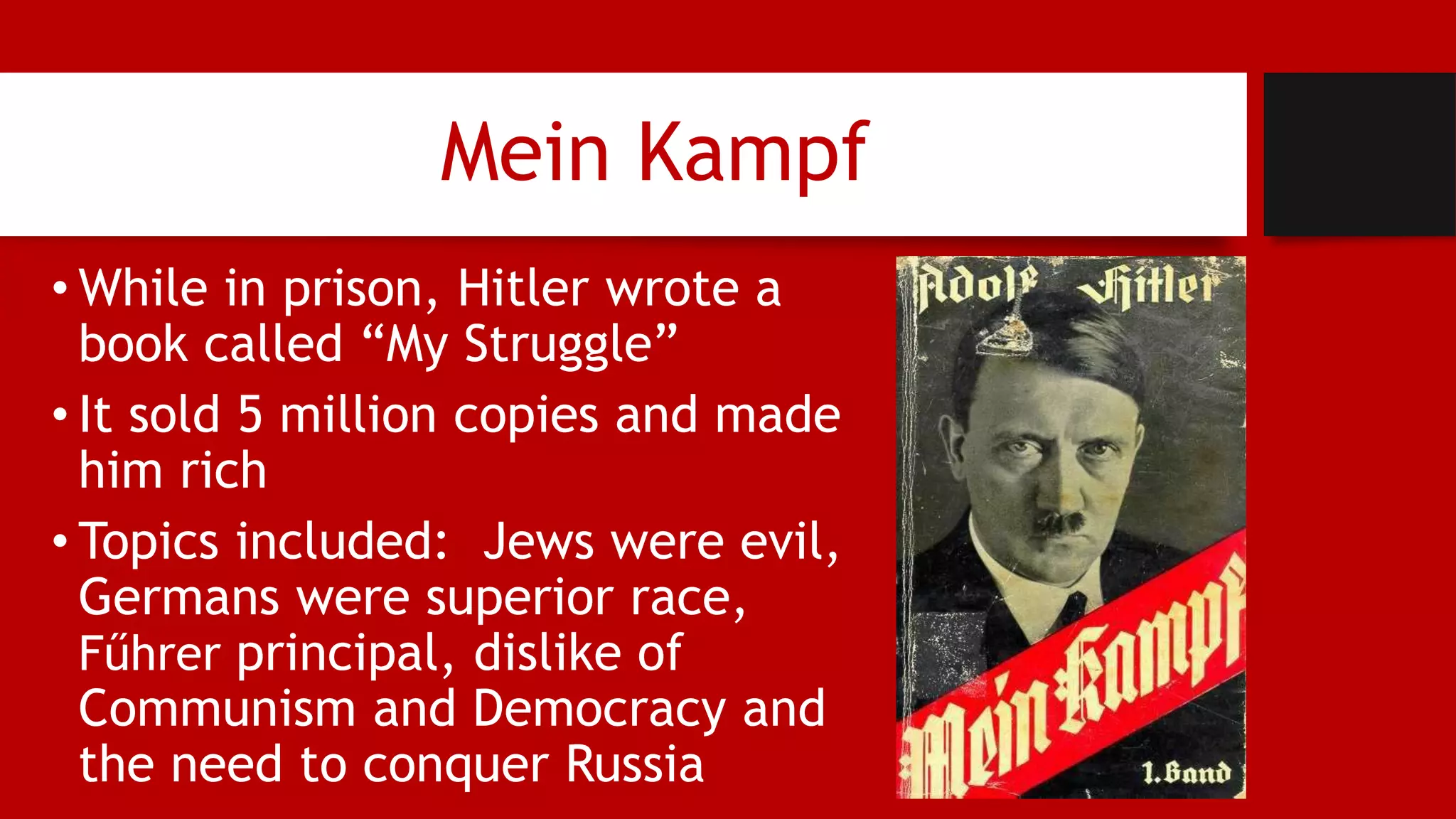 Adolf Hitler - The Rise of Evil | PPTX