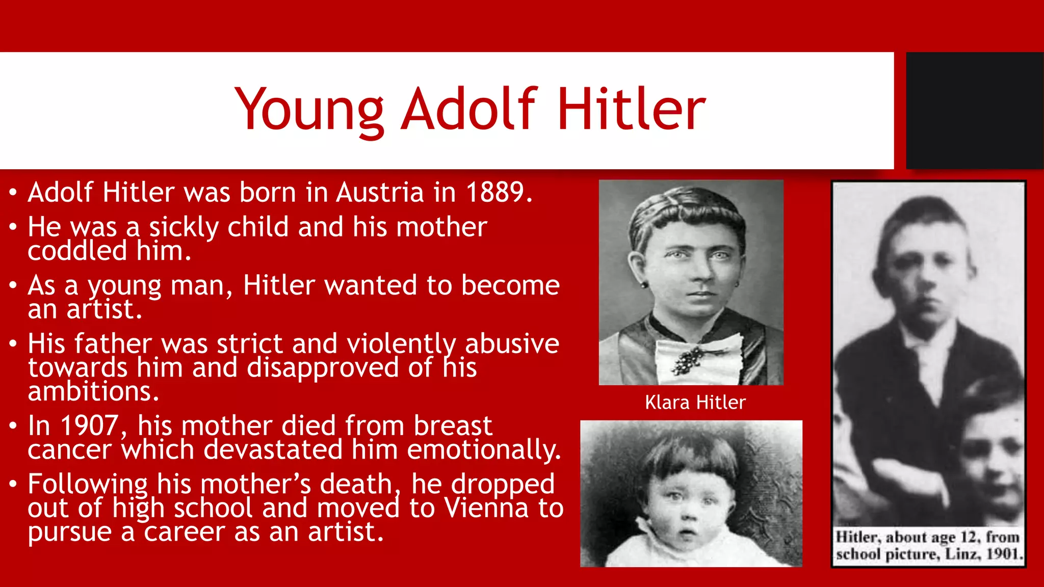 Adolf Hitler - The Rise of Evil | PPTX