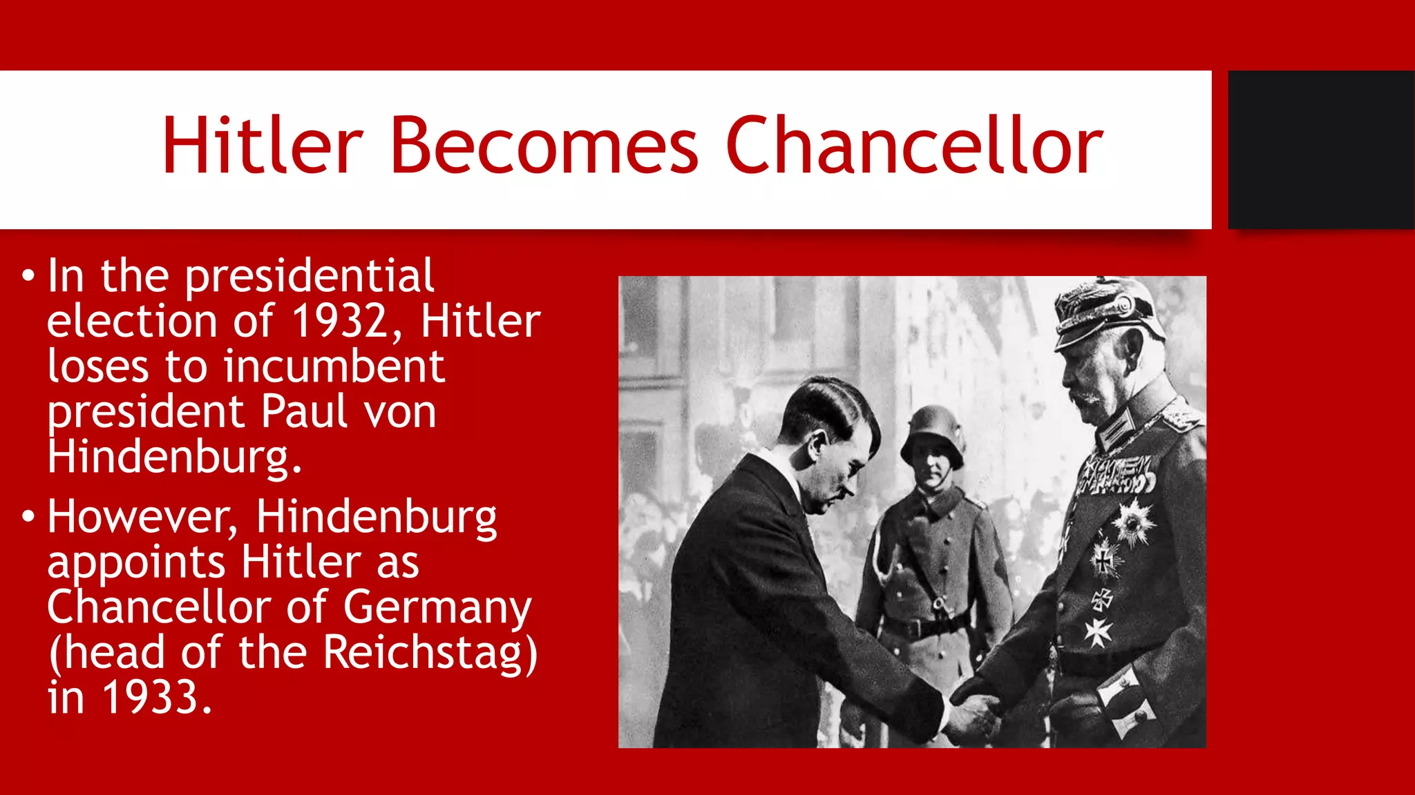 Adolf Hitler - The Rise of Evil | PPTX