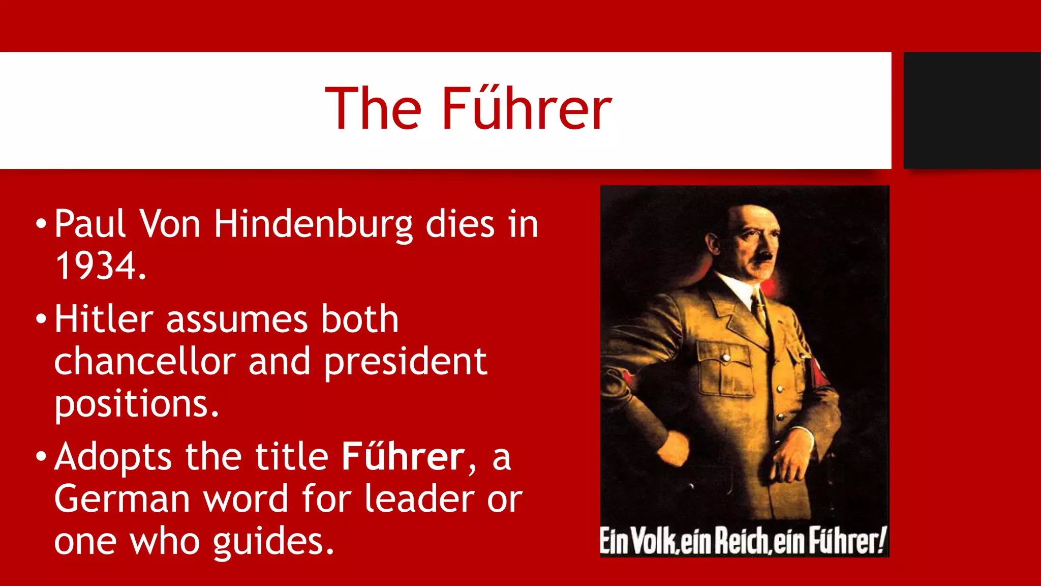 Adolf Hitler - The Rise of Evil | PPTX