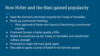Hitler and his followers | PPT