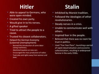 Hitlerandstalinpresentation | PPT