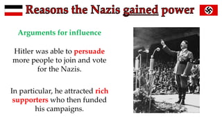 Reasons the Nazis gained power - Appeal of Hitler and the Nazis | PPT