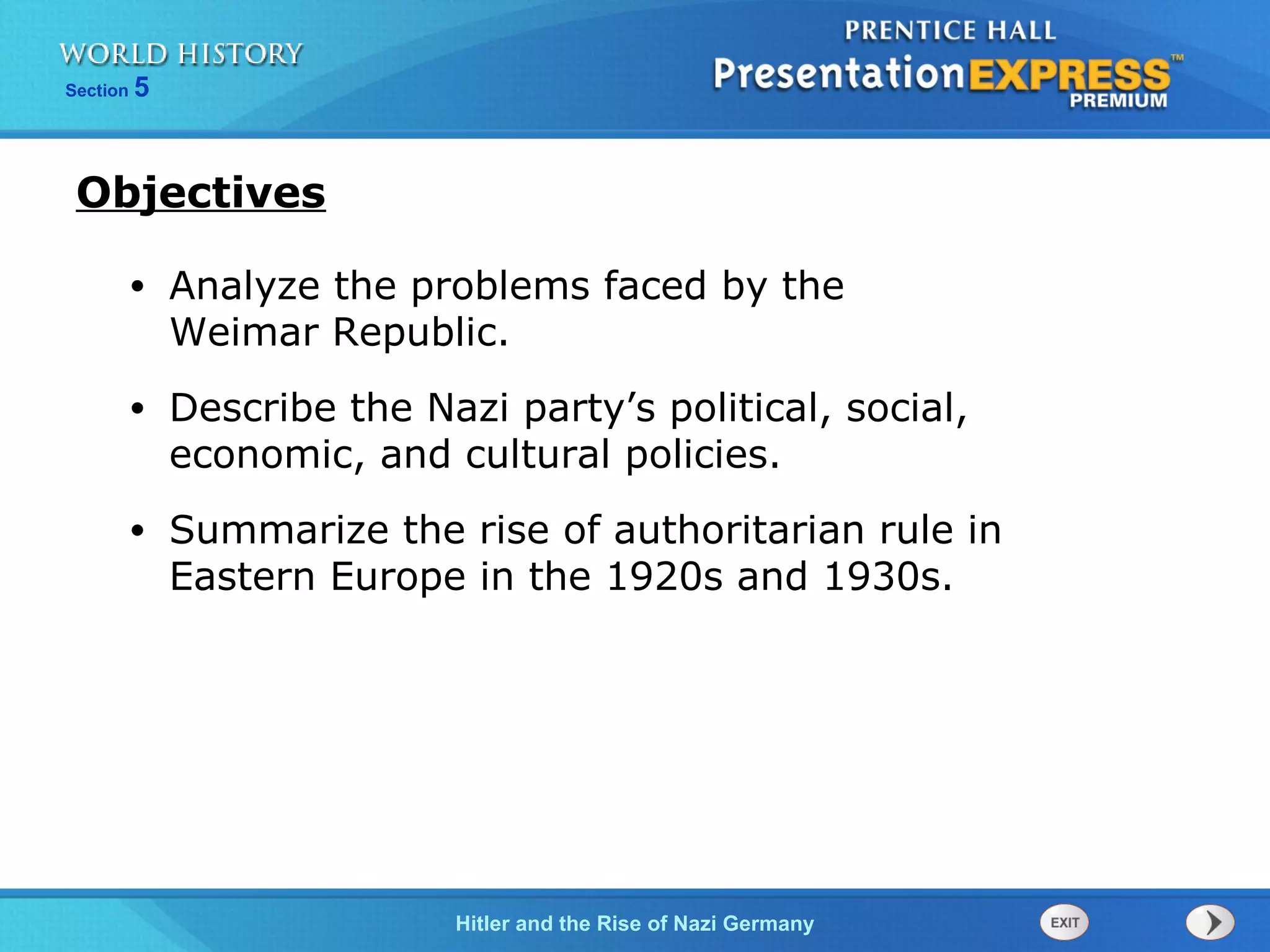 Hitler and the rise of the nazi party | PPT