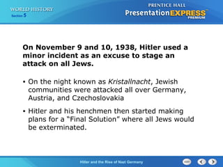 Hitler and the rise of the nazi party | PPT