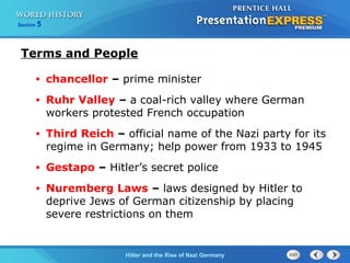 Hitler and the rise of the nazi party | PPT