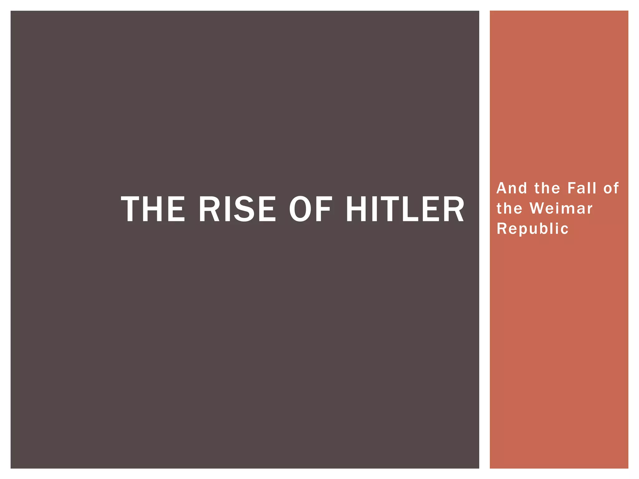 The Rise of Hitler and Nazi Germany | PPTX | Judaism | Religion ...