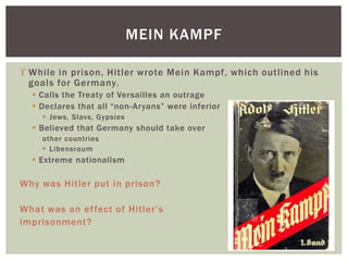 The Rise of Hitler and Nazi Germany | PPTX | Judaism | Religion ...