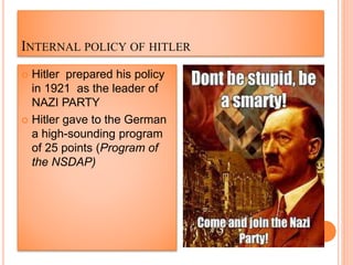 Hitler internal and external policy | PPTX