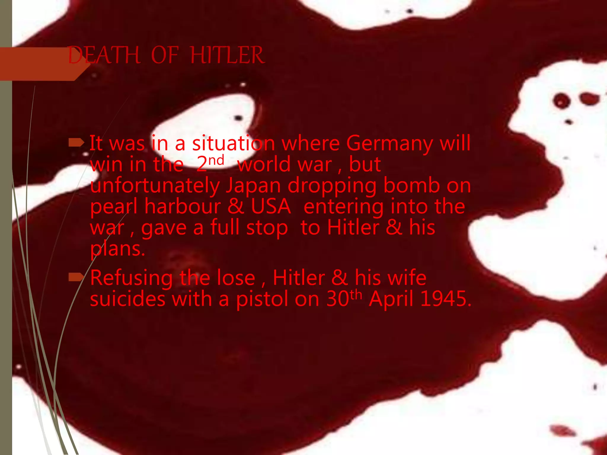 ADOLF HITLER PPT | PPTX