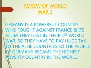 ADOLF HITLER PPT | PPTX