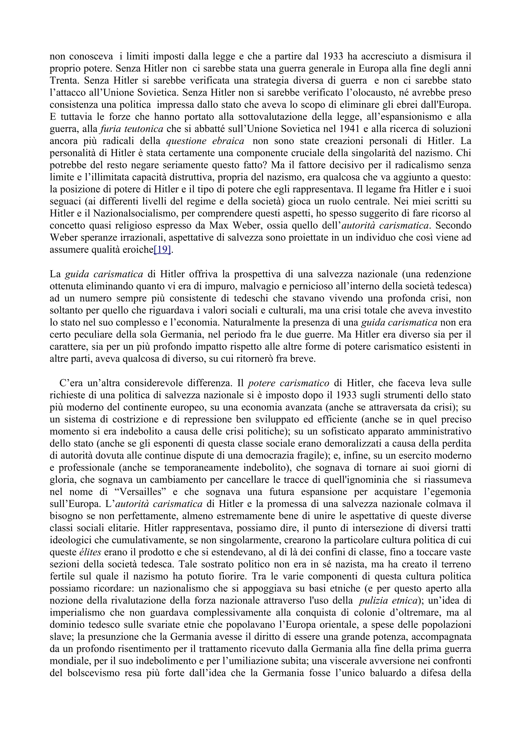Hitler e l’unicità del nazismo | PDF