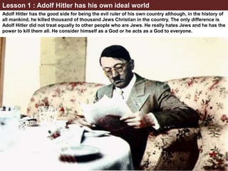 Hitlerlessons 110407032902-phpapp02 | PPSX