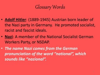 Hitler lessons_Game Changers topic | PPT