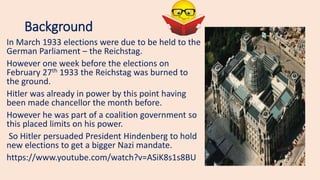 The Reichstag Fire | PPTX