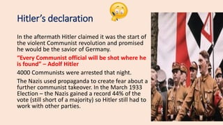 The Reichstag Fire | PPTX