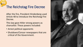 The Reichstag Fire | PPTX