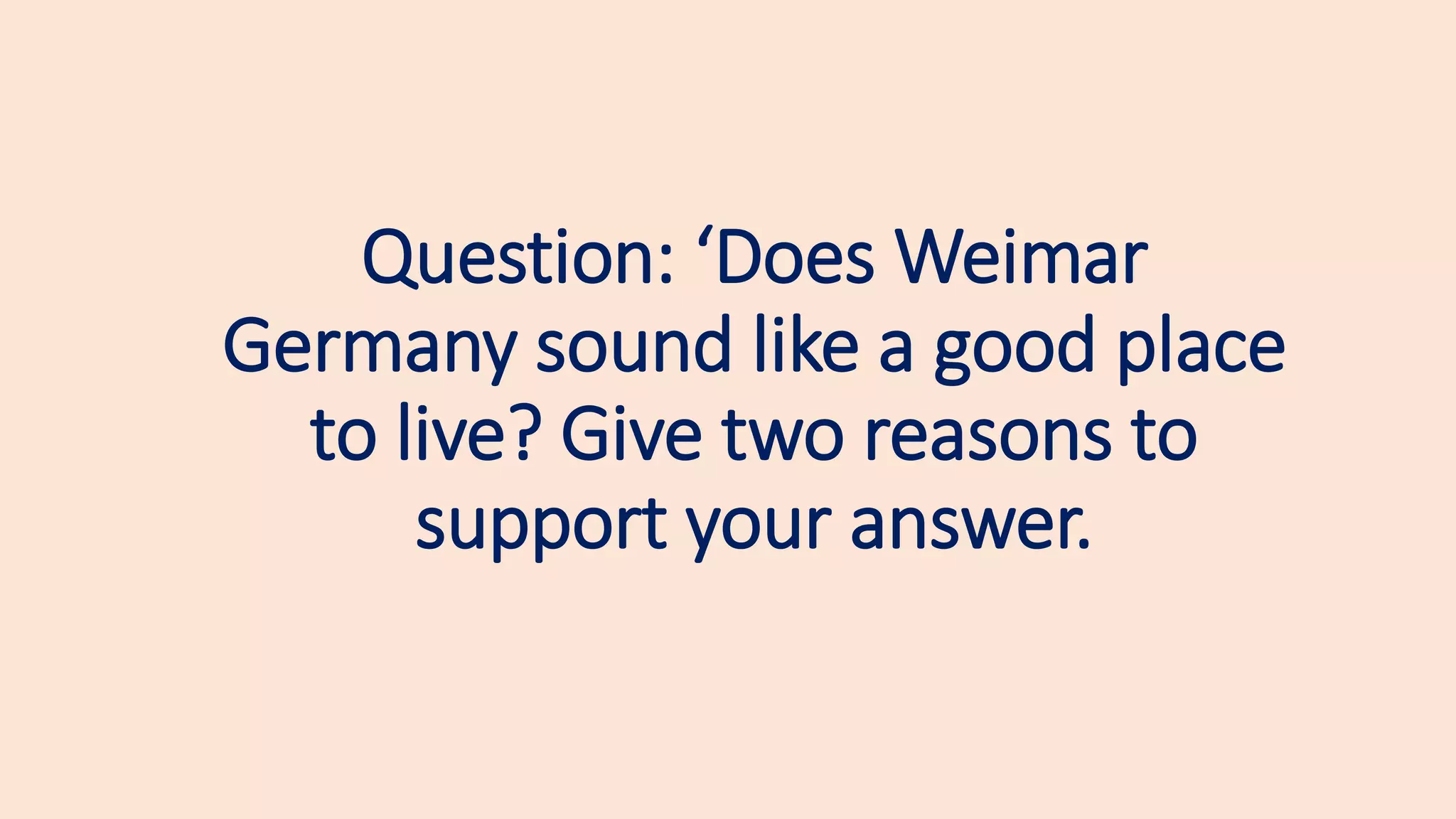 Constitution of the Weimar Republic | PPT