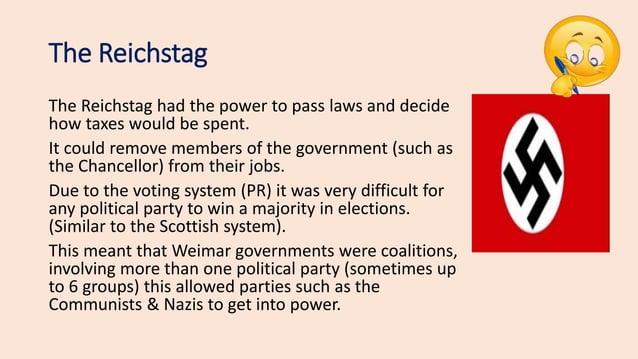 Constitution of the Weimar Republic | PPT