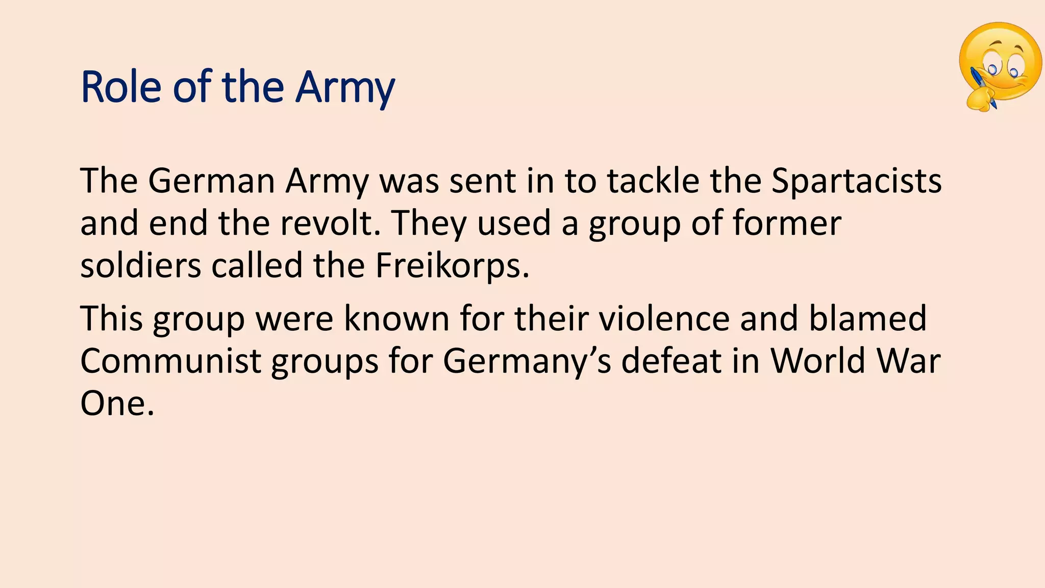 Spartacist Revolt | PPTX