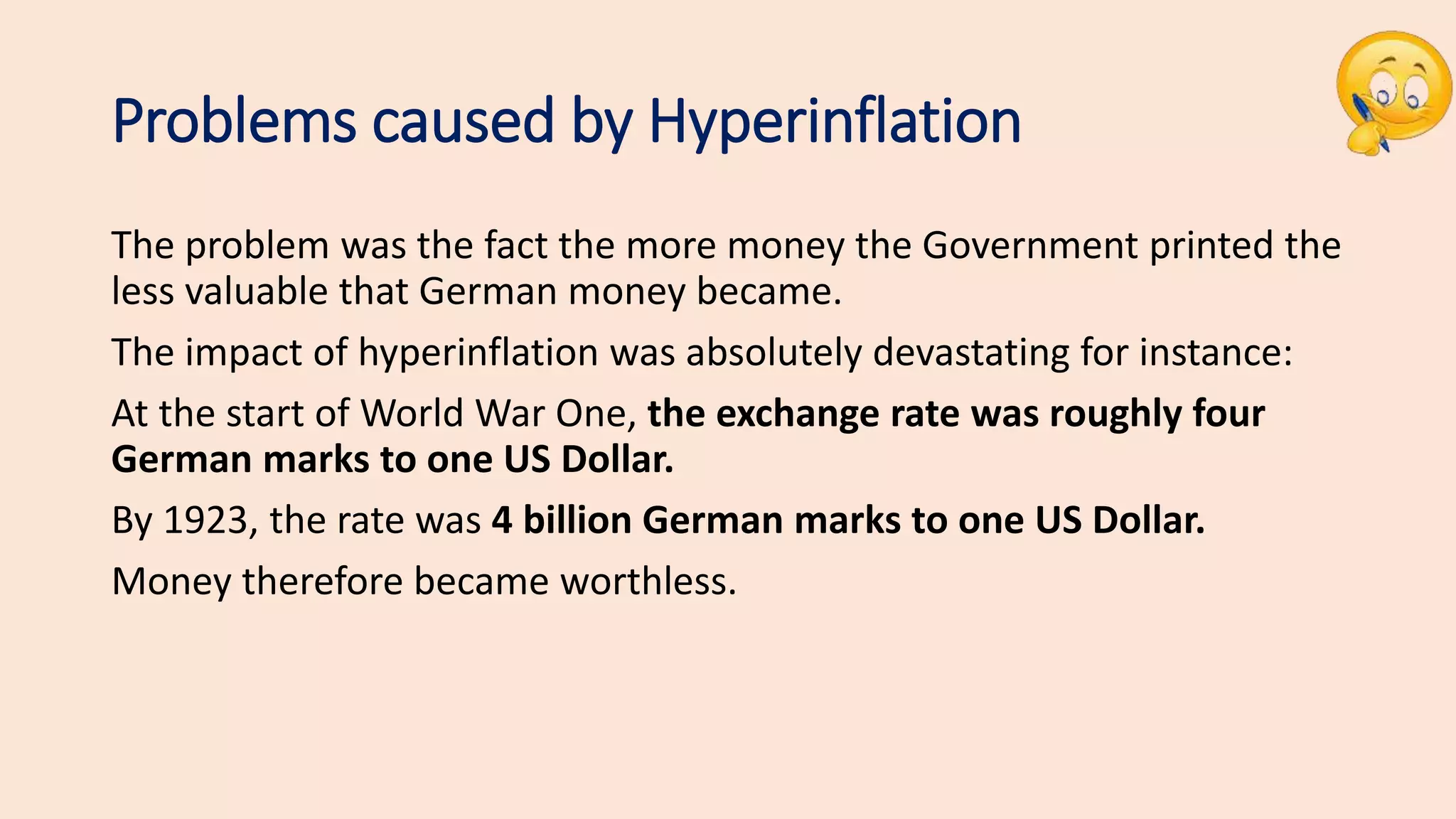 Hyperinflation | PPTX