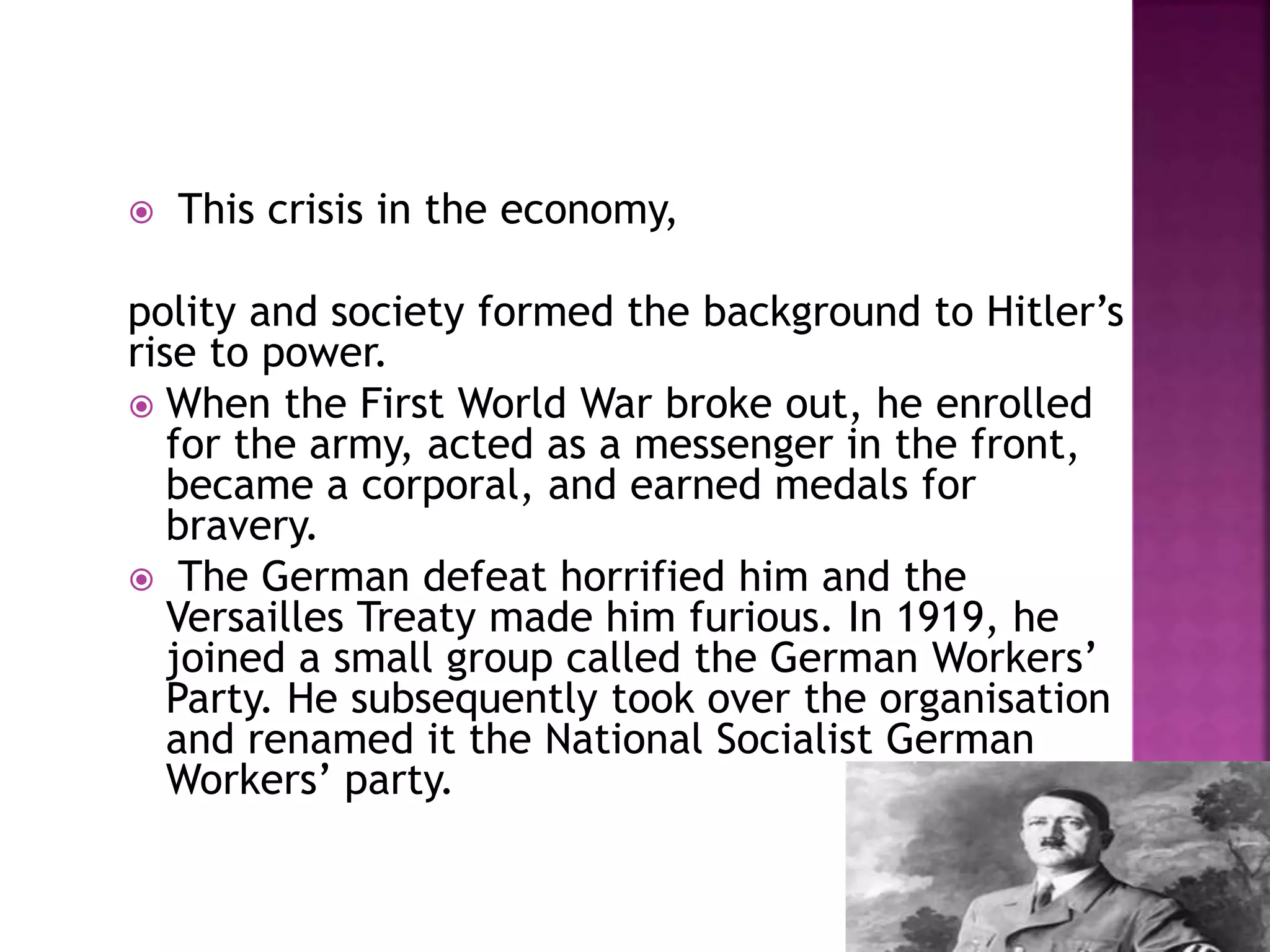 Hitler and Nazism PPT for class 9 | PPTX