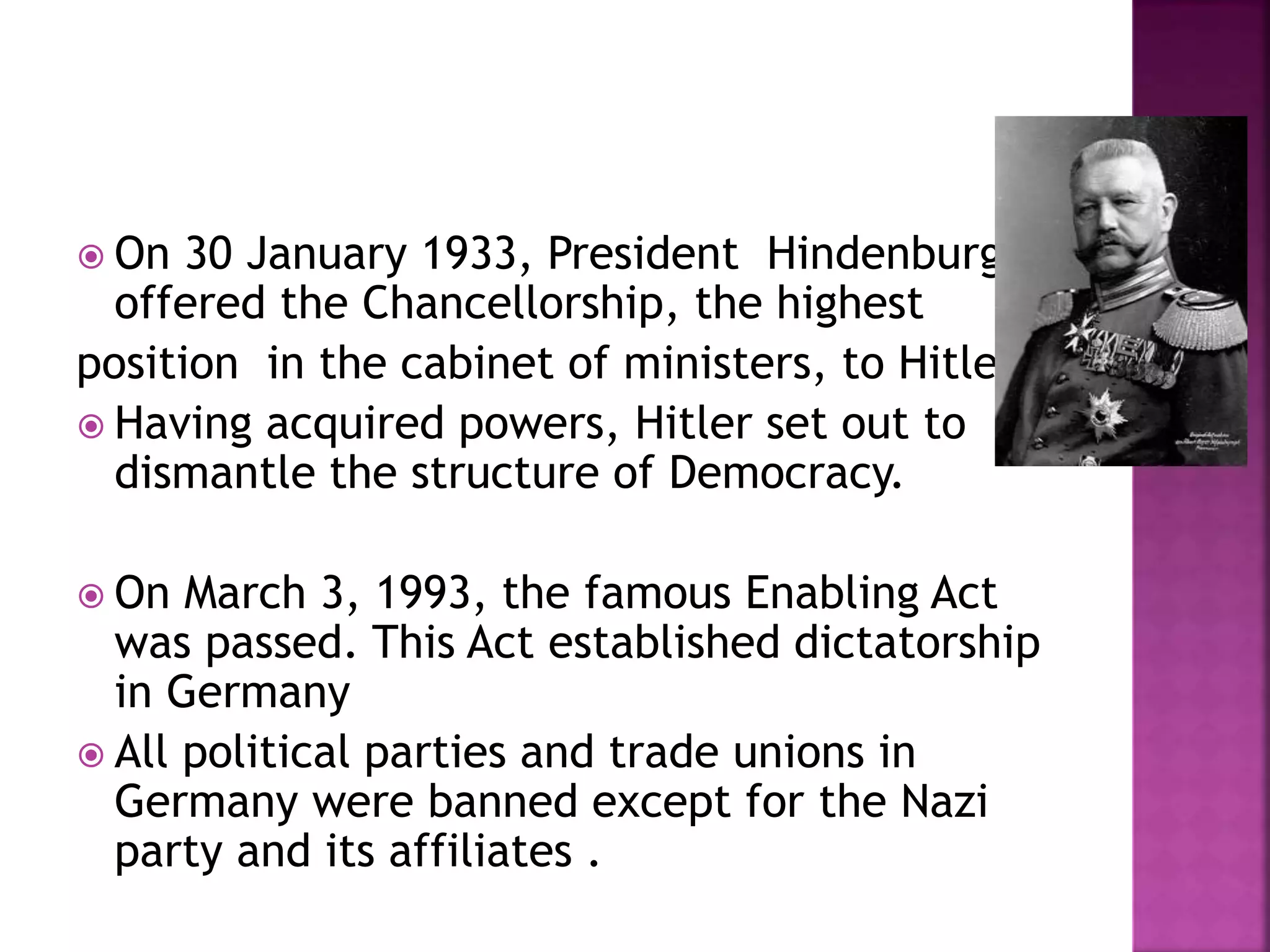 Hitler and Nazism PPT for class 9 | PPTX