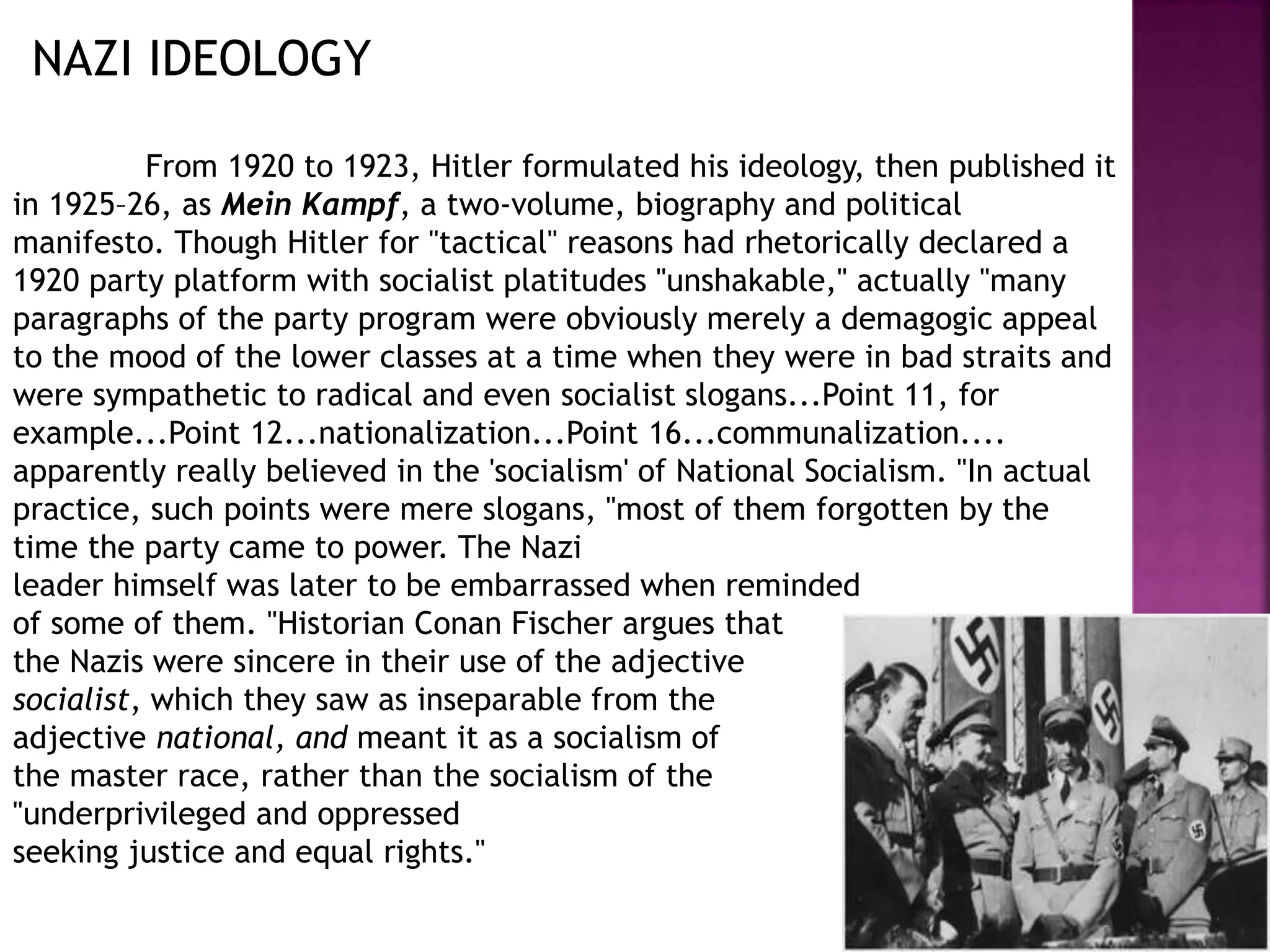 Hitler and Nazism PPT for class 9 | PPTX