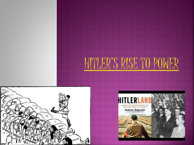 Hitler and Nazism PPT for class 9 | PPTX