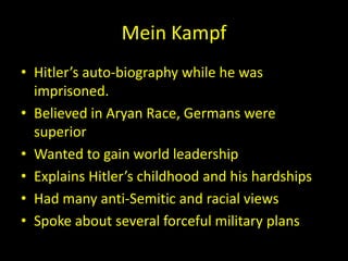 Hitler Power Point | PPT