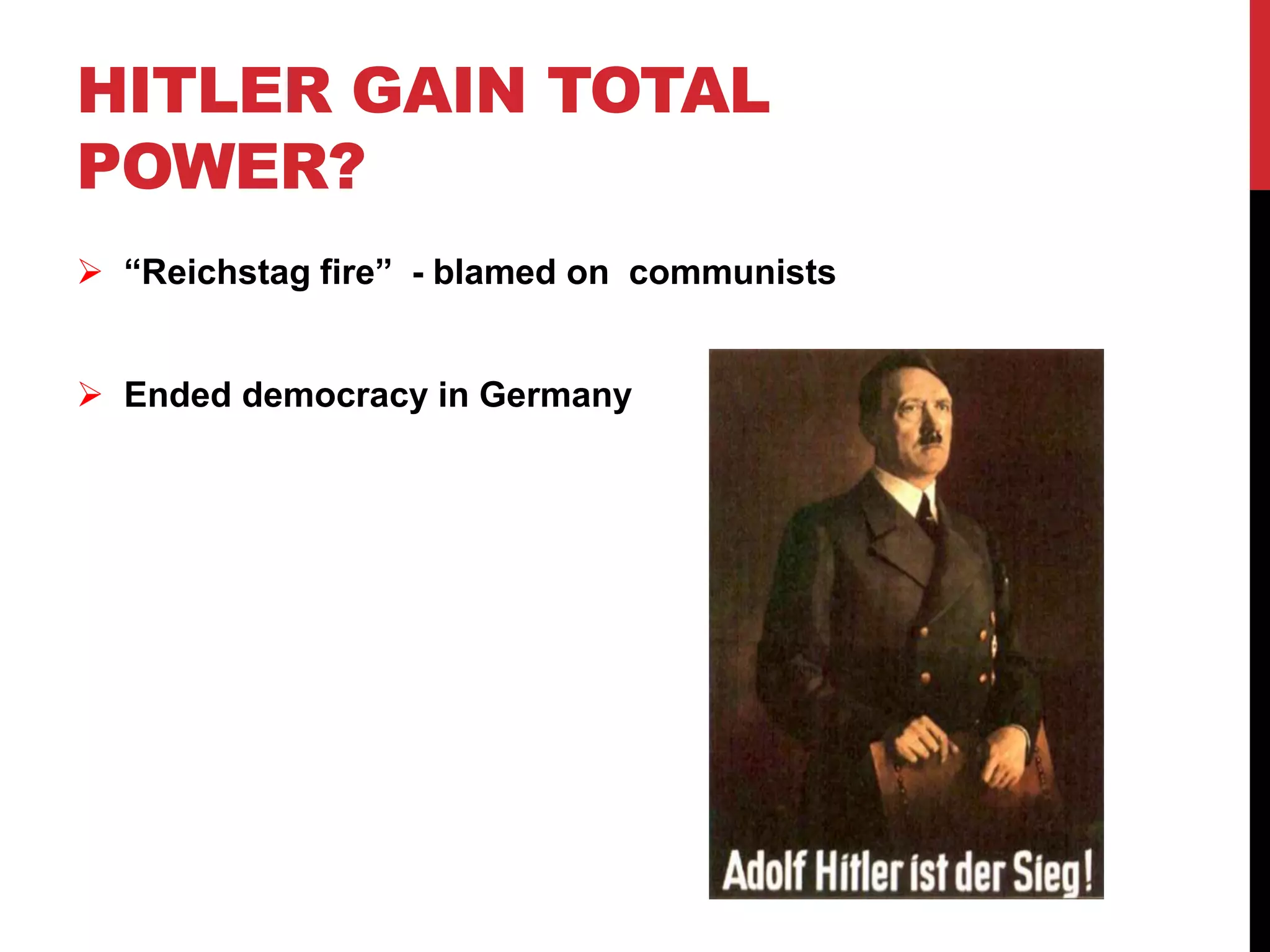 Adolf Hitler presentation | PPTX | Political Issues & policy | Politics