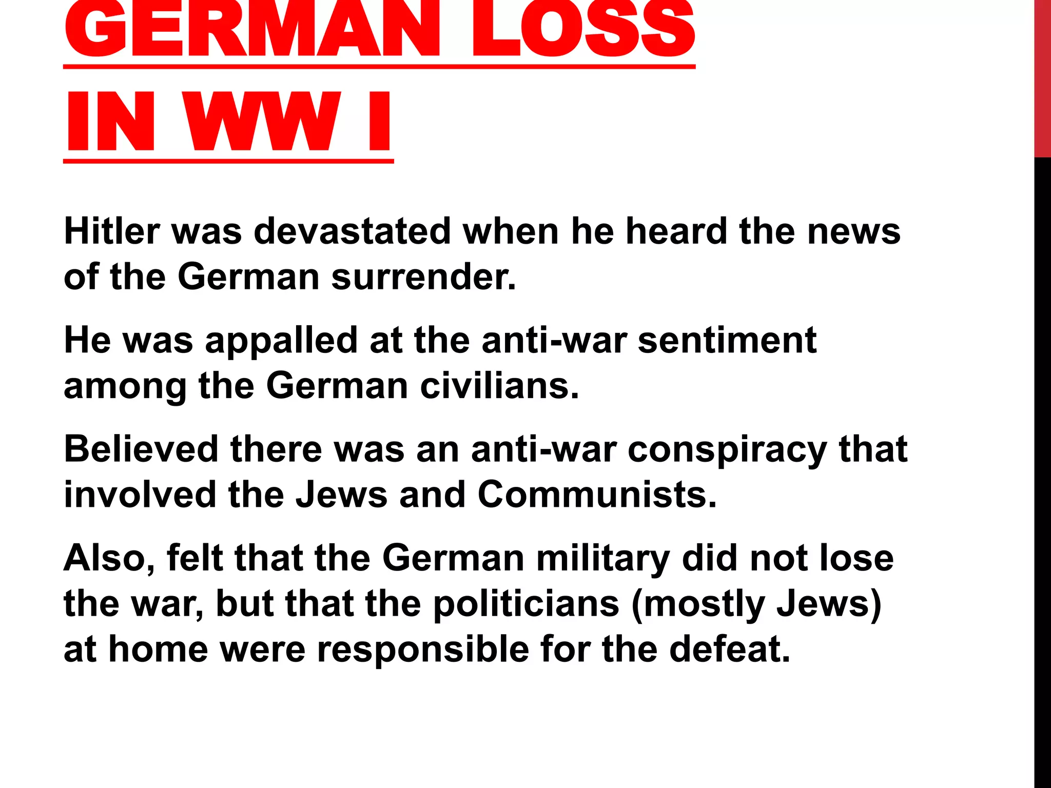 Adolf Hitler presentation | PPTX | Political Issues & policy | Politics