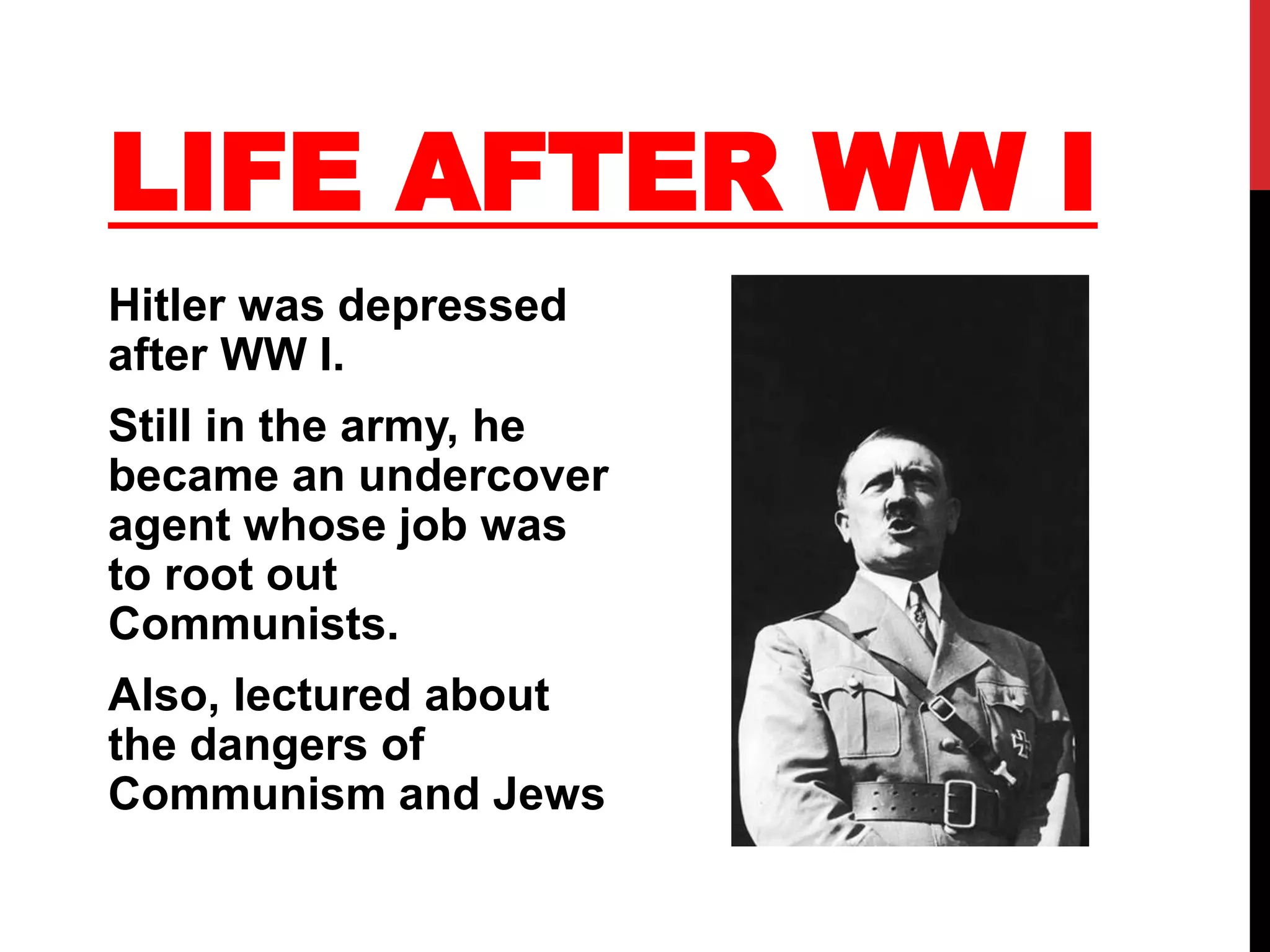 Adolf Hitler presentation | PPTX | Political Issues & policy | Politics