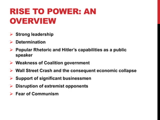 Adolf Hitler presentation | PPTX | Political Issues & policy | Politics