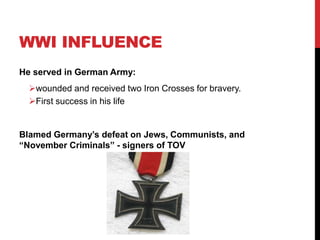 Adolf Hitler presentation | PPTX | Political Issues & policy | Politics