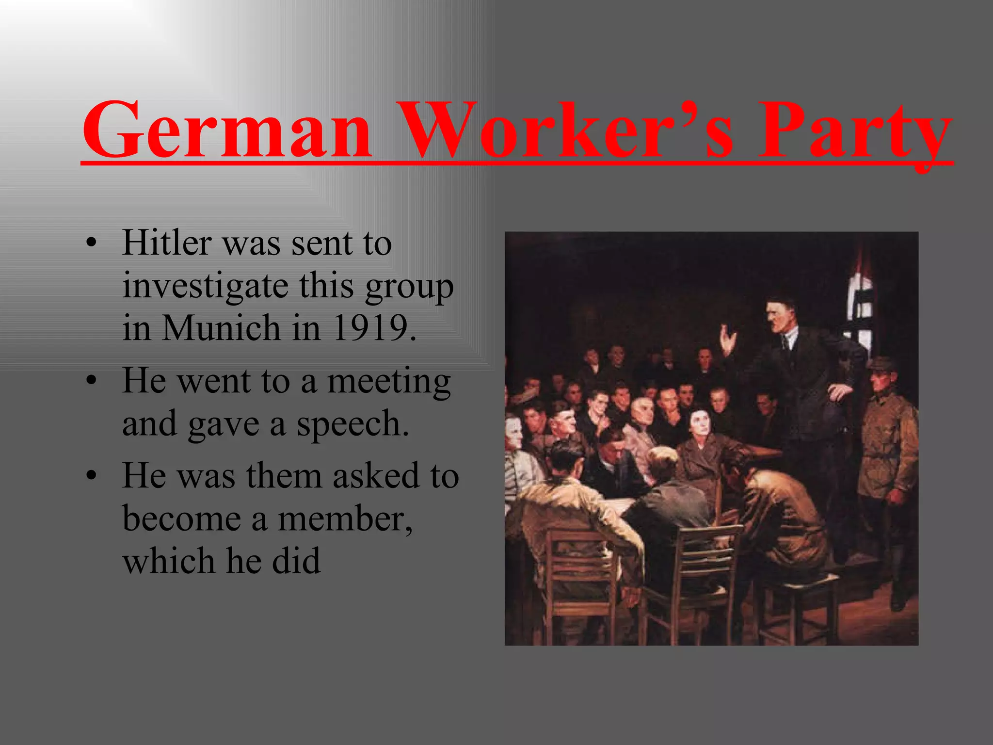 The Rise of Hitler ppt | PPT
