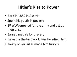 Hitler rise to power | PPTX