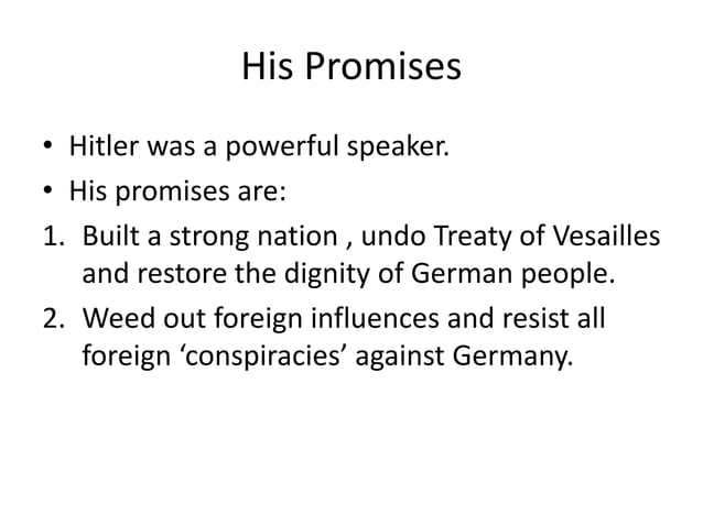 Hitler rise to power | PPTX