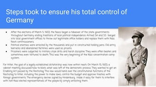 Hitler’s aims and aspirations | PPT