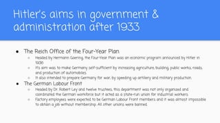 Hitler’s aims and aspirations | PDF