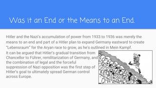 Hitler’s aims and aspirations | PPT