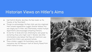 Hitler’s aims and aspirations | PPT