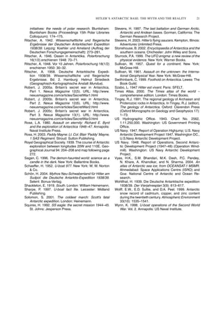 Hitlers Antartic Base | PDF