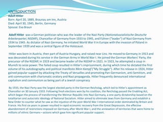 Hitler ppt | PPT