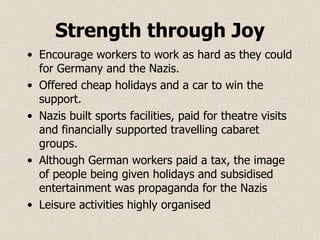 Hitler's economic policy | PPT