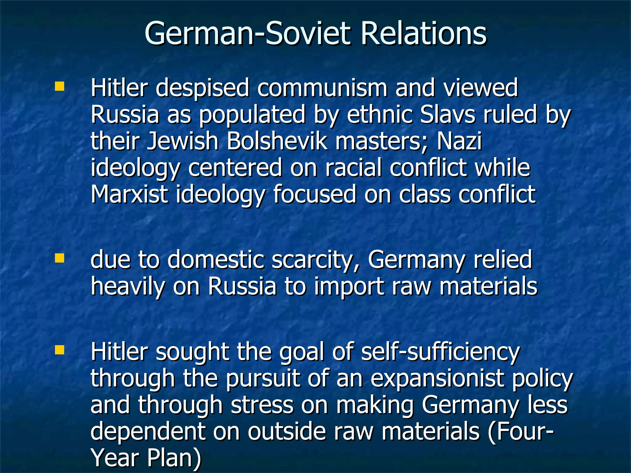 Hitler’S Foreign Policy | PPT