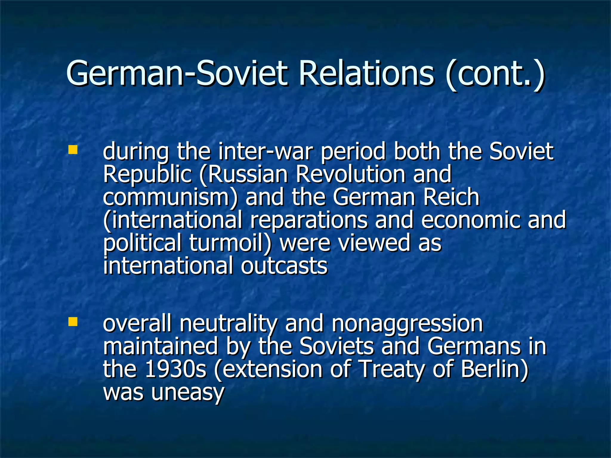 Hitler’S Foreign Policy | PPT