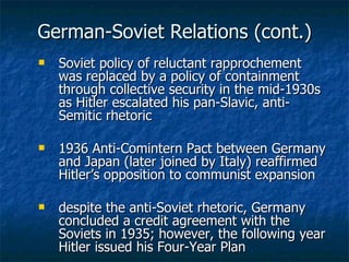 Hitler’S Foreign Policy | PPT