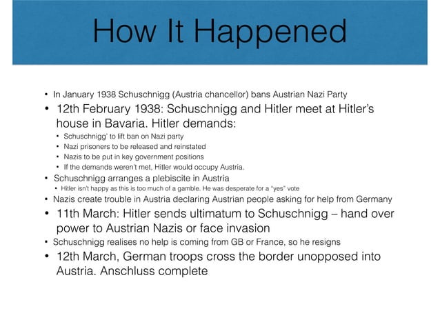 AQA B History GCSE Hitler's Foreign Policy Revision | PDF
