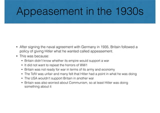 AQA B History GCSE Hitler's Foreign Policy Revision | PDF